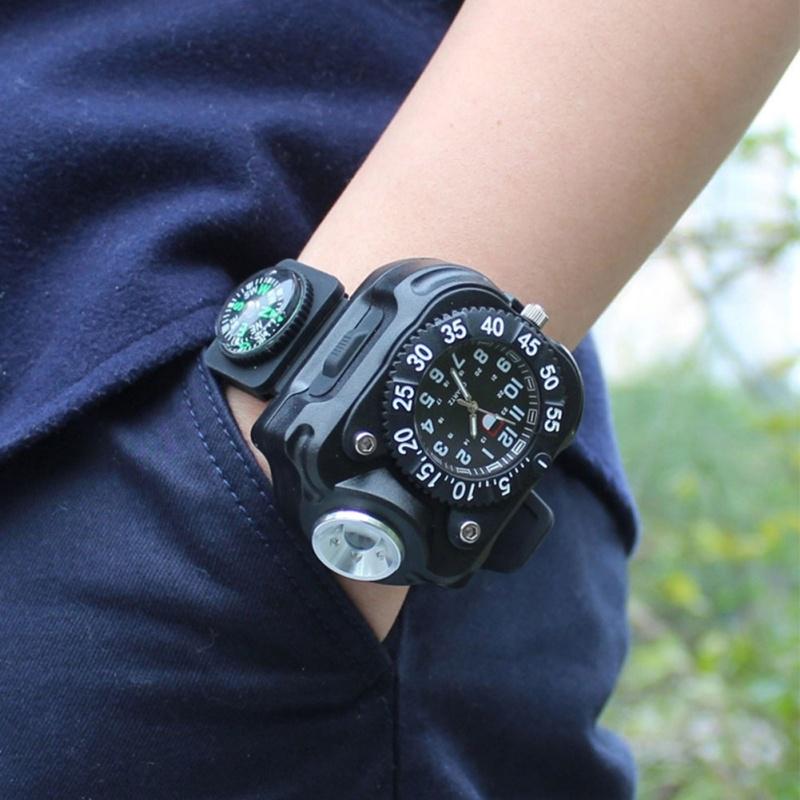 Buy Outdoor LED Wrist Light Hand-worn Light Flashlight Watch at ...