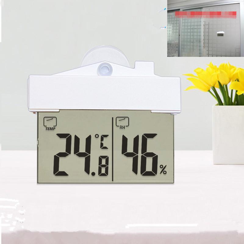 Buy H208H Roof Design Window Temperature Humidity Meter with Suction ...