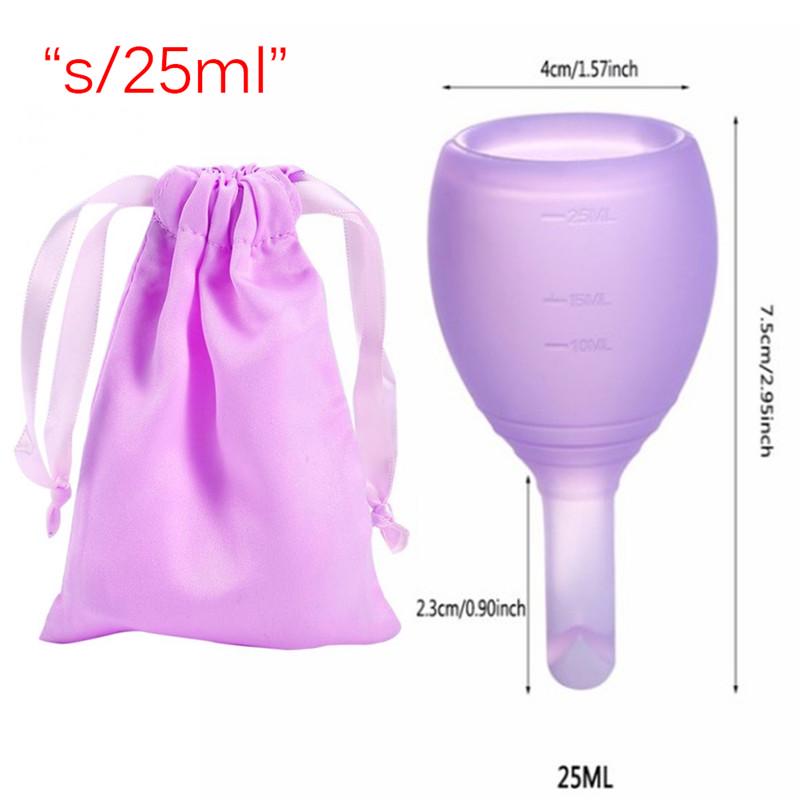 Buy 1Pc Female Women Reusable Medical Silicone Soft Period Menstrual ...