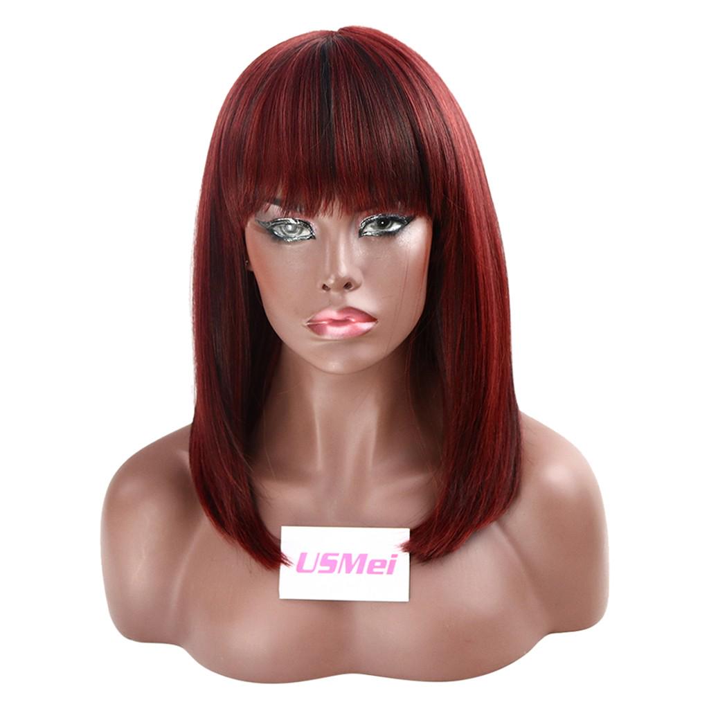 Buy Mix Lubricious Bobo Wig Head Covers Inclined Bang To Buckle Inside ...