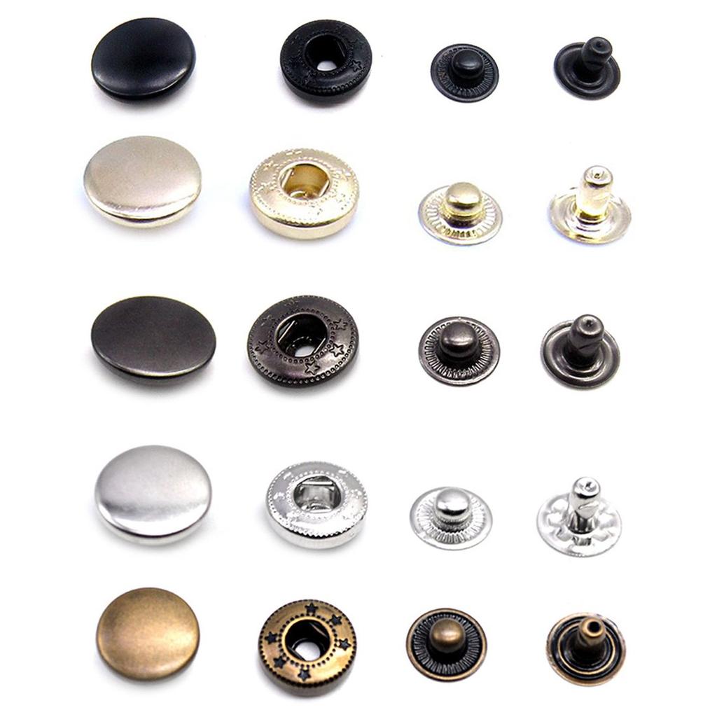 Satın alın Luxjewelry Metal Button Single Double-Sided Four-Button ...