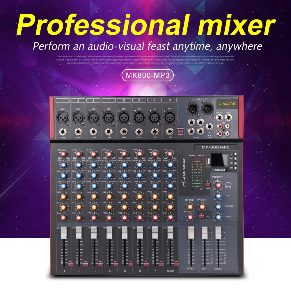 G-MARK MK800 Professional Mixer Audio Music Studio Console Stage ...