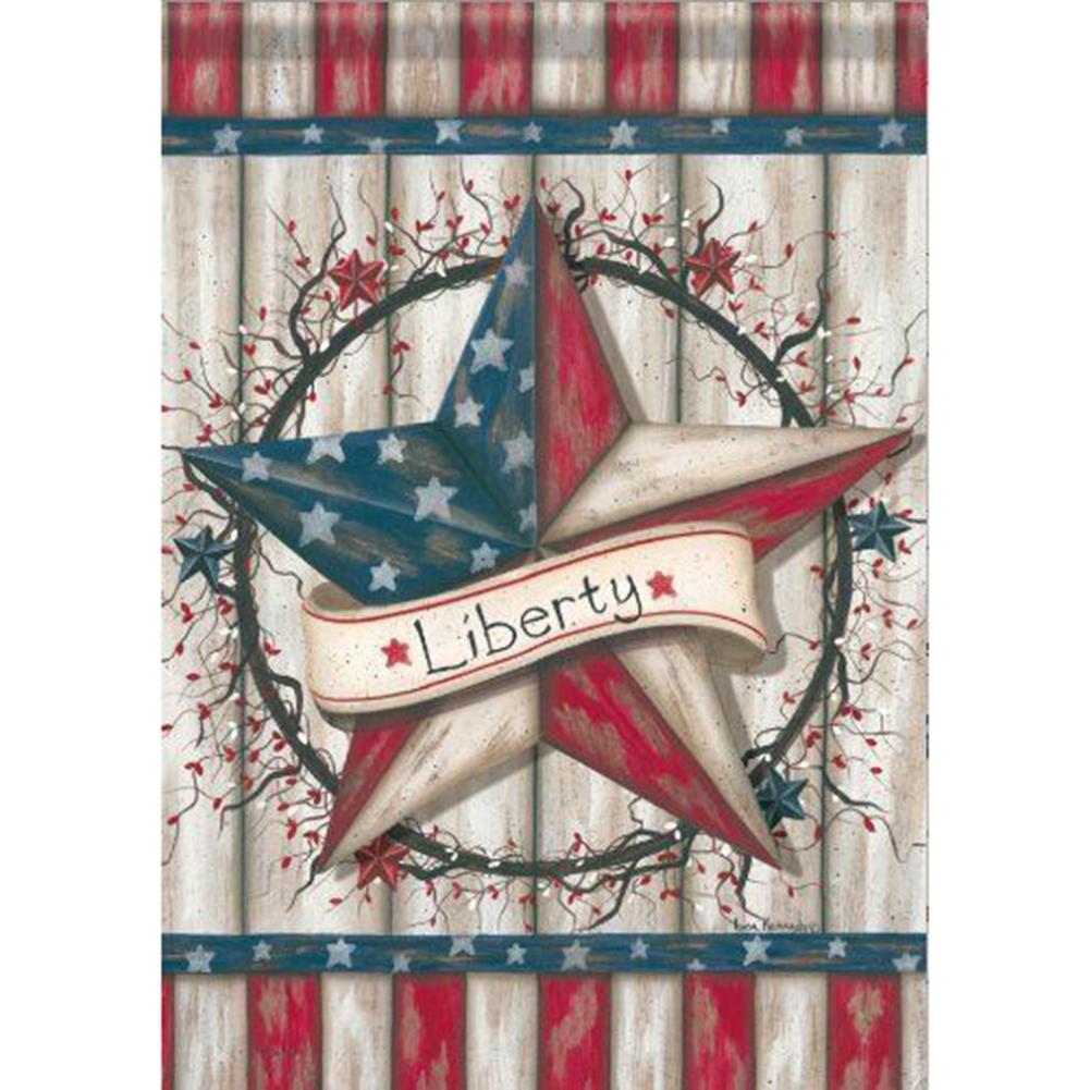 Buy Diamond Painting American Pentagram Painting Full Round Rhinestone ...