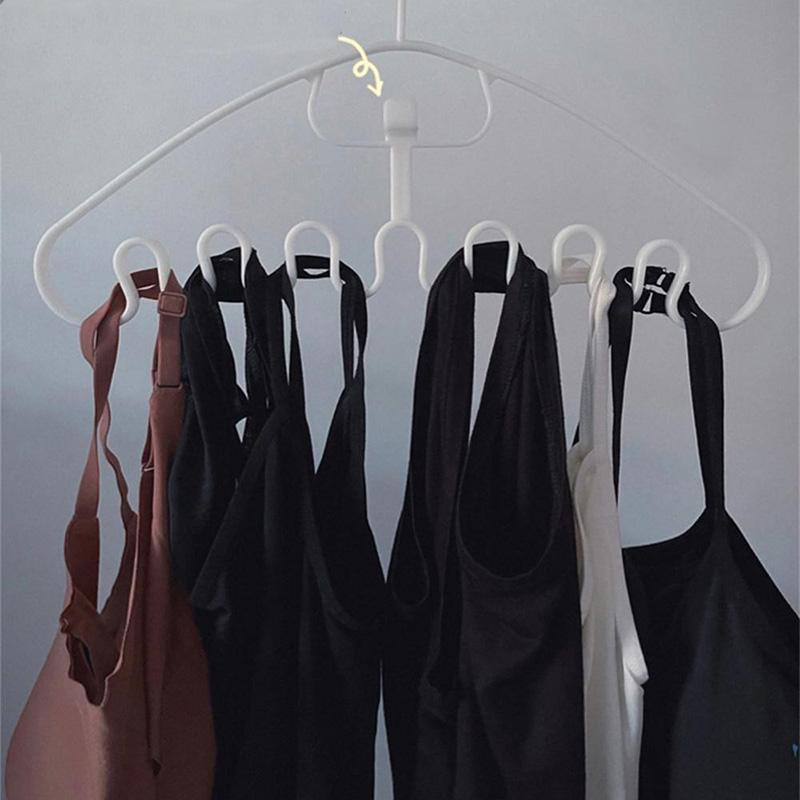 Kaufe 1PC Multifunction Plastic Lothes Shelf Silk Scarf Suspenders Tie ...
