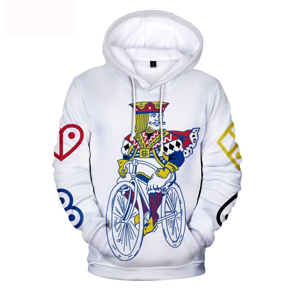 Buy 3 To 14 Years Kids Hoodie 3D Playing Cards Poker Print boy/girls ...