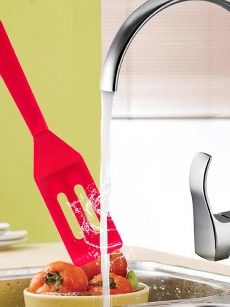 Satın alın Silicone Slotted Spatula All-Inclusive Frying Pan Slotted ...