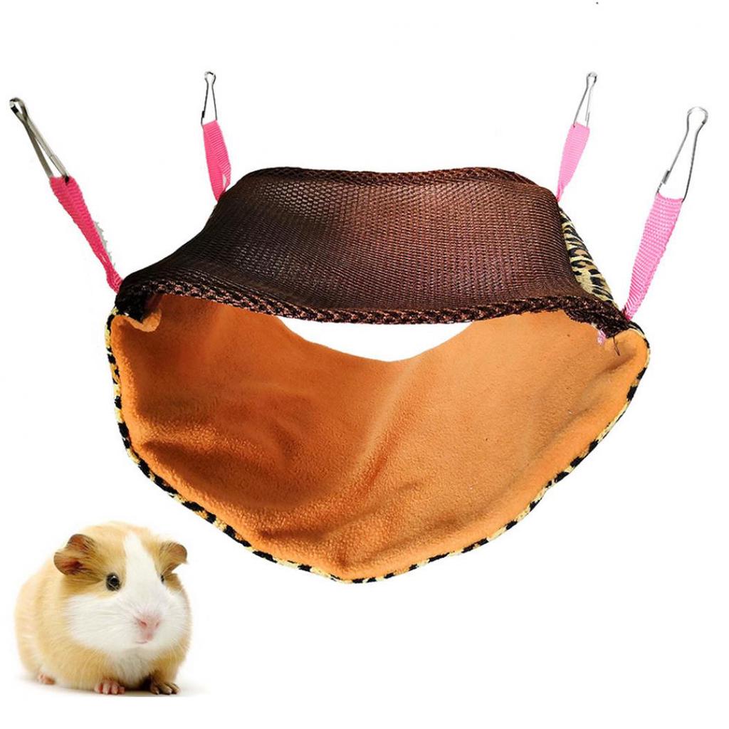 Buy BOBO Rabbit Hanging Nest Hammock Double-layer Pet Hamster Flannel ...