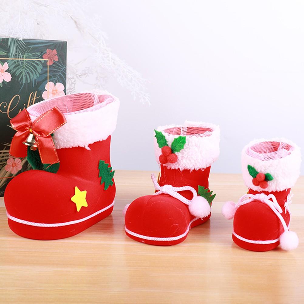 Buy Beautiful Candy Boots Christmas Decoration Accessories Beautiful at ...