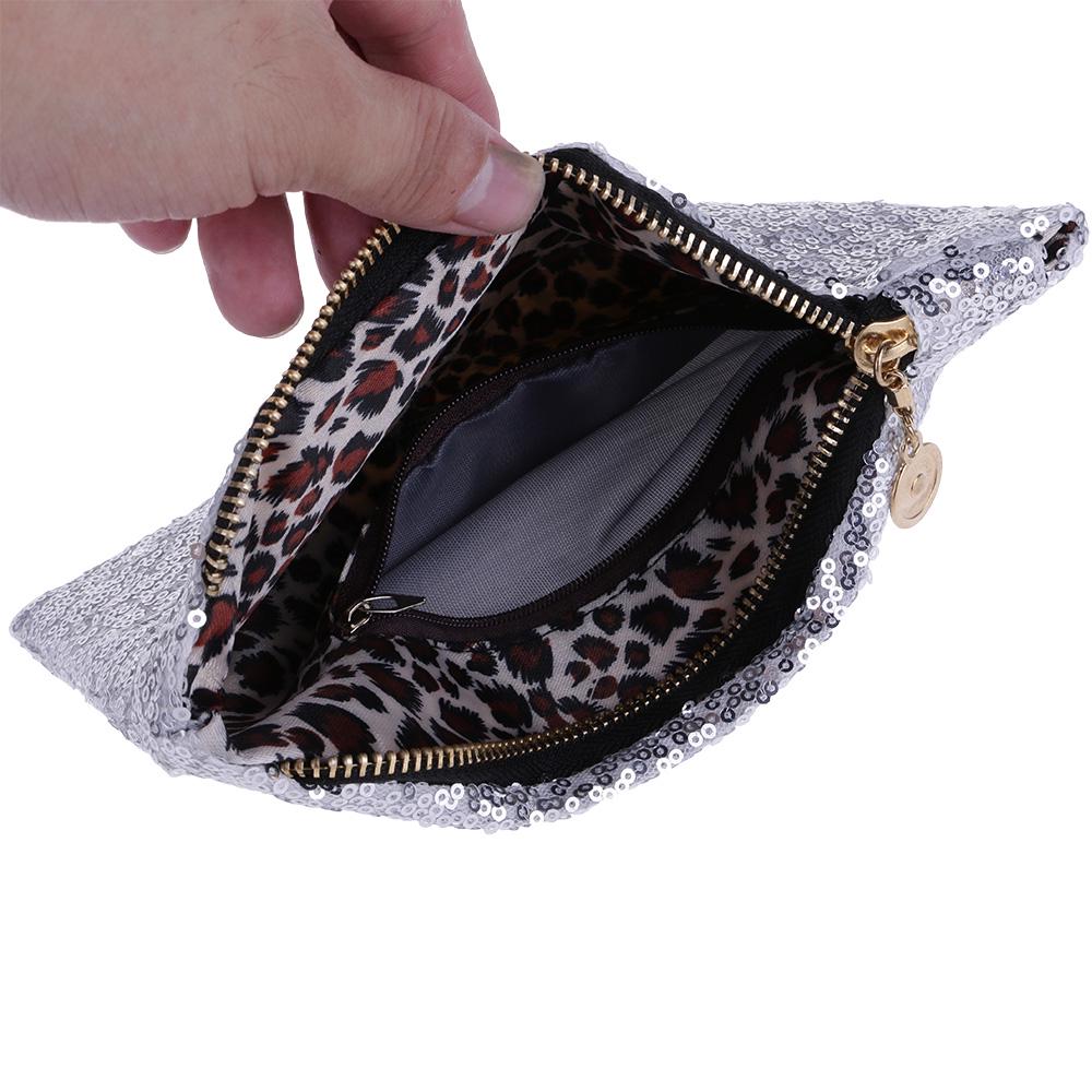 Buy Fish Scales Clutch Handbag Paillettes Wallet Purse Card Money ...