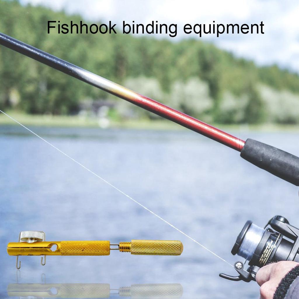 Buy Alloy Fishing Hook Tier Needle Loop Tier for Fishing Line Knot Tool ...