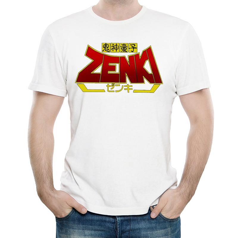 Buy ZENKI T-shirt Summer Fashion Short Sleeve White Color Anime ZENKI ...