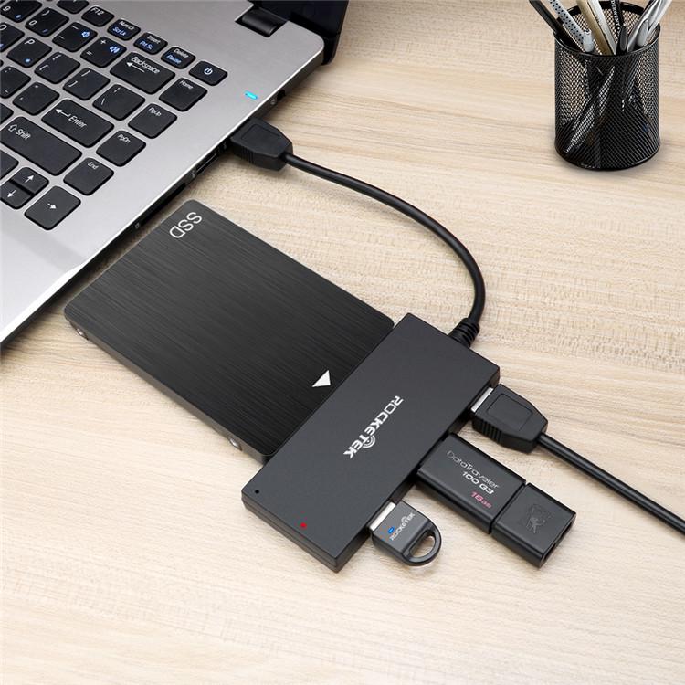 Buy Multi Usb 3.0 Hub Port 2.5 SATA Adapter Splitter Power Hard Drive ...