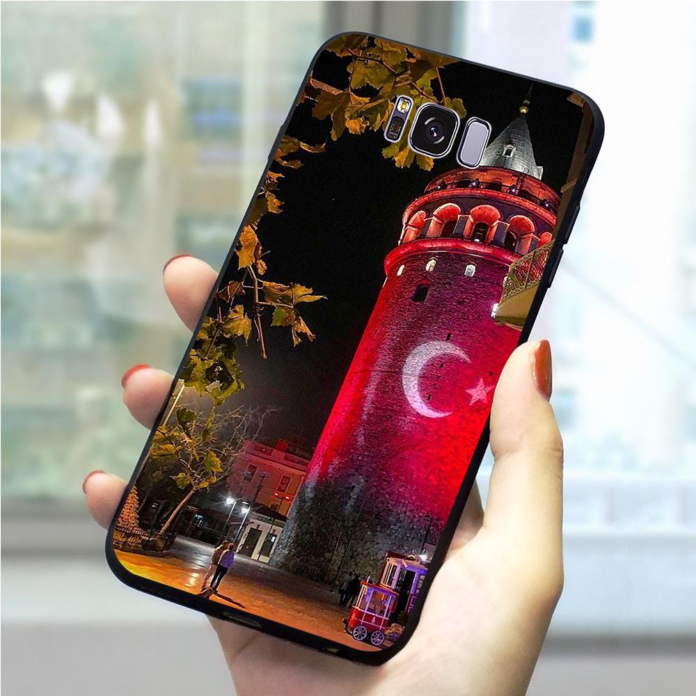 Buy Typography Flag of Turkey Phone Case For Galaxy A60 Cover A20S A30S ...
