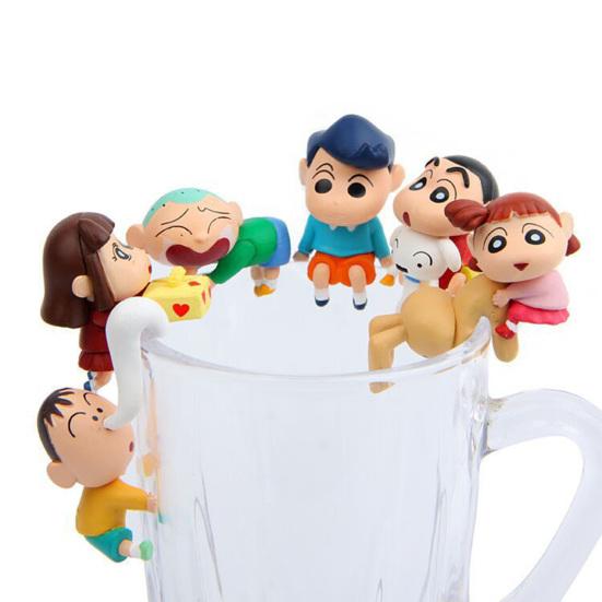 Buy Design Model 6Pcs/Set Simple Figure Cartoon High Simulated Cup Edge ...