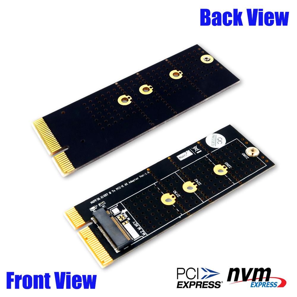 Buy M.2 NVME M Key SSD to PCI- E 4X Adapter Card Converter for Desktop ...