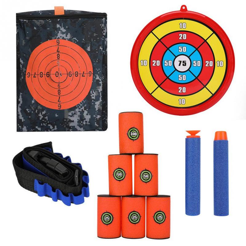 Buy 1 Set Target Shooting Pouch Storage Bag Soft Bullets Kit for Nerf ...