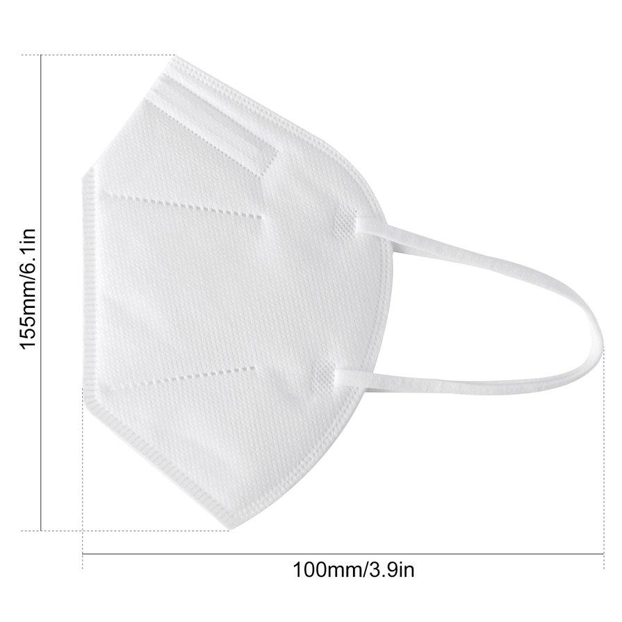 Buy POPO FFP2 Folded Mask Five Layer Protection Anti Haze PM2.5 ...