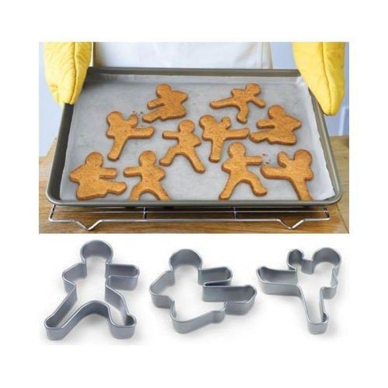 Buy Ninjabread Men Cookie Cutters Kitchen Baking Mold Tool at ...