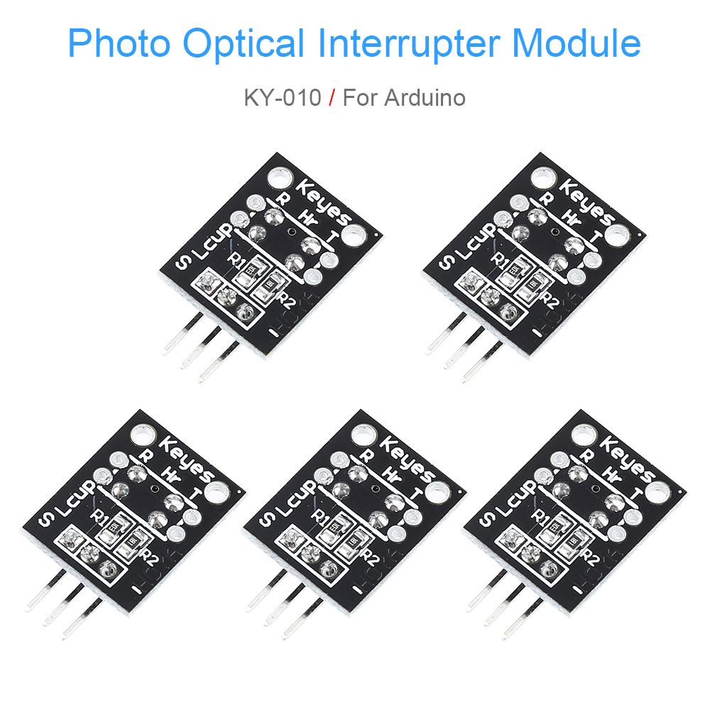 Buy KY-010 Photo Interrupter Module Opto Sensor Optical Board 5pcs For ...
