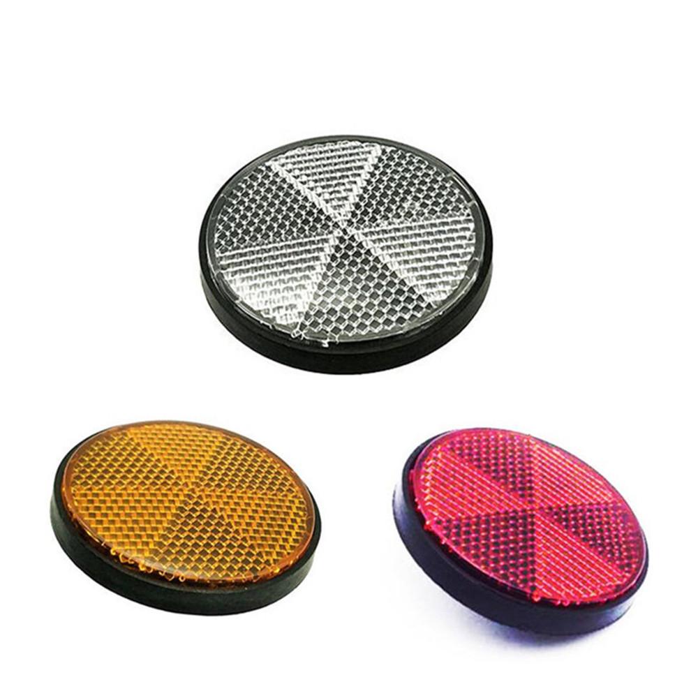 Buy Bicycle Bike Round Reflector Safety Night Cycling Reflective Bike ...