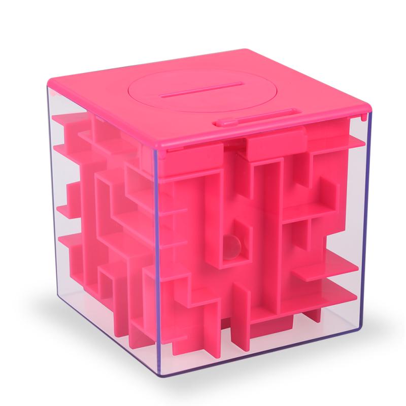 Buy Maze Puzzle Money Box Money Saving Box, Maze Money Cube Bank, Coin ...