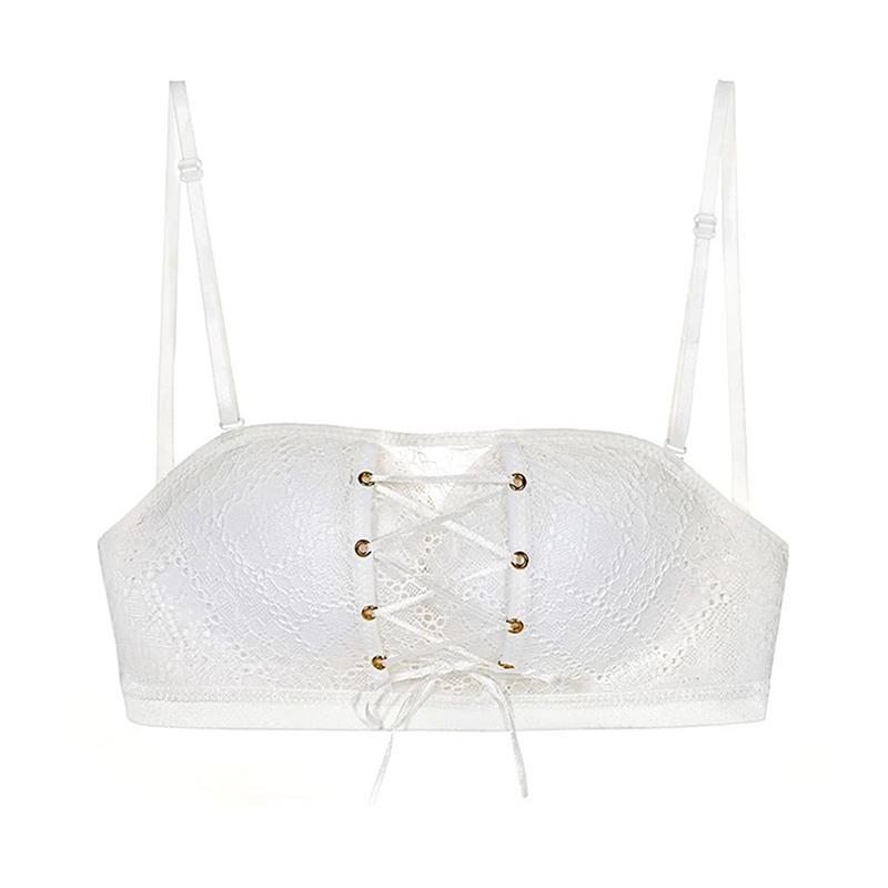 Super Fashion Ladies Women Wirefree Strapless Bra 1/2 Cup Push Up ...