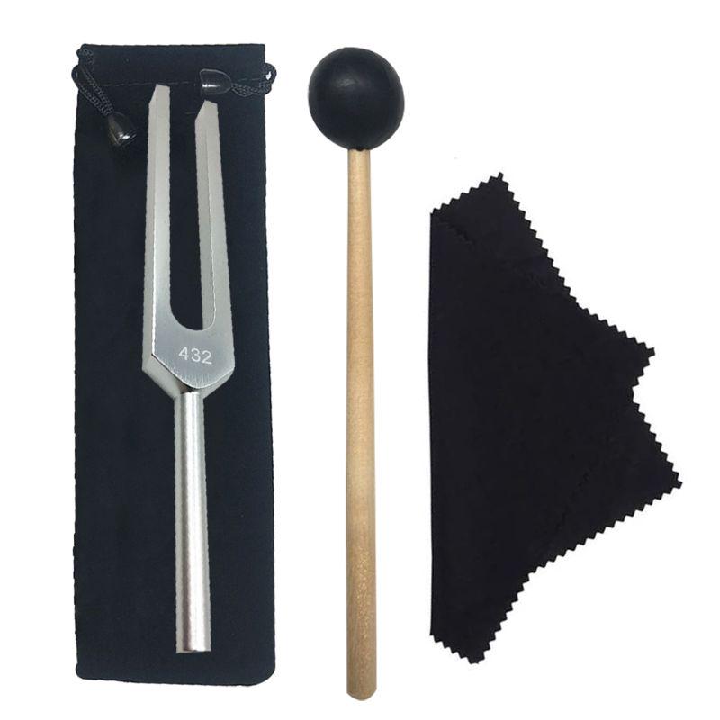 Buy 432 Hz Tuning Fork with Bag Mallet Cloth for Ultimate Healing and Relaxation at affordable ...