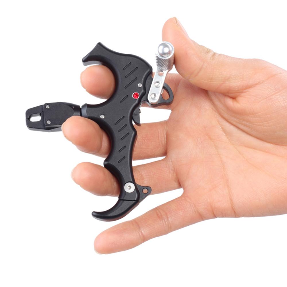 Buy Archery Release Aids 3 or 4 Finger Grip Thumb Caliper Trigger For ...