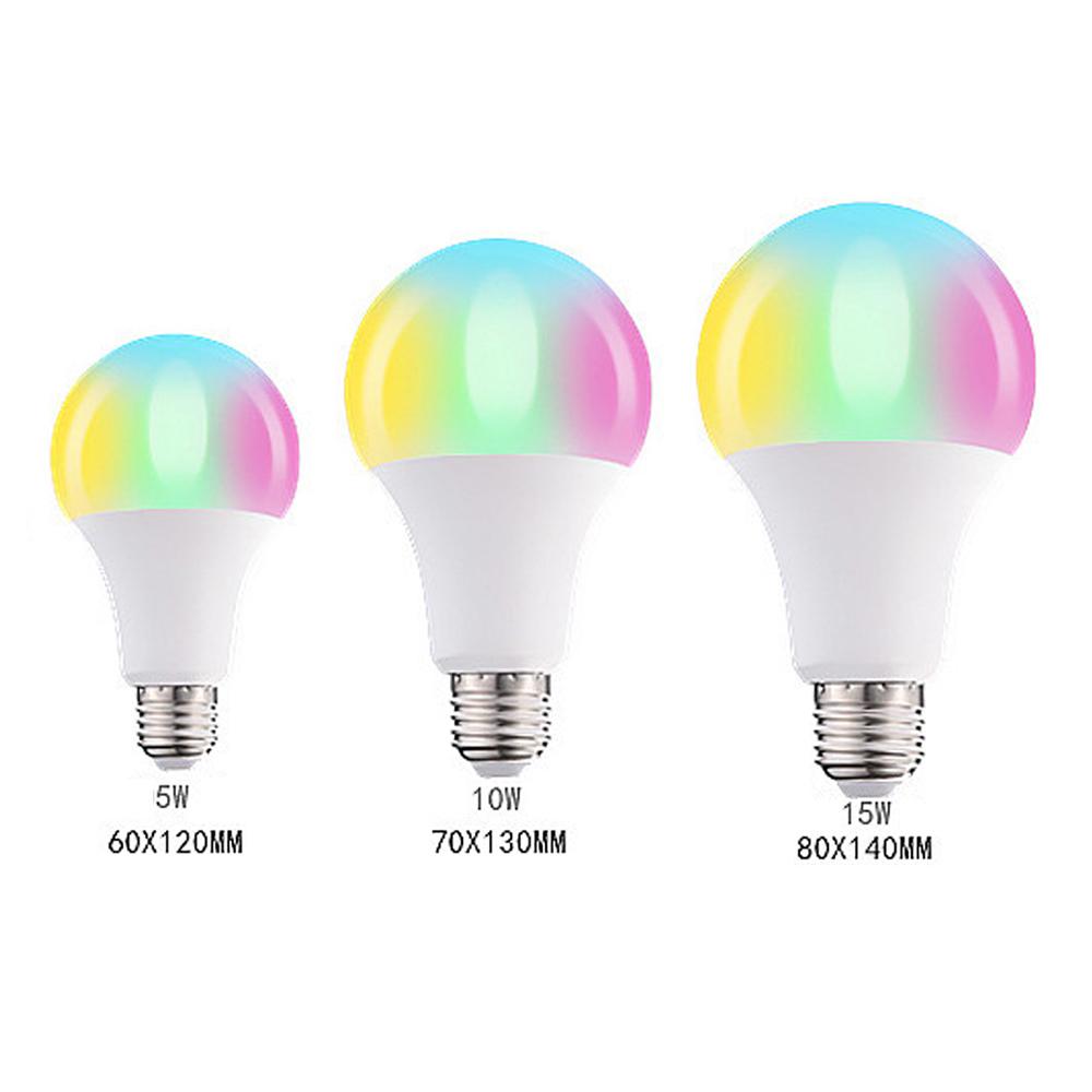 Buy E27 Smart RGB Lamp Blub RGBW Light Bulb LED Color Change Dimmable ...