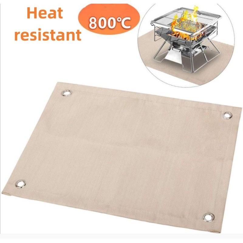 Buy Outdoor Camping Mat Fireproof Pad Fire Blanket Fire Blanket ...