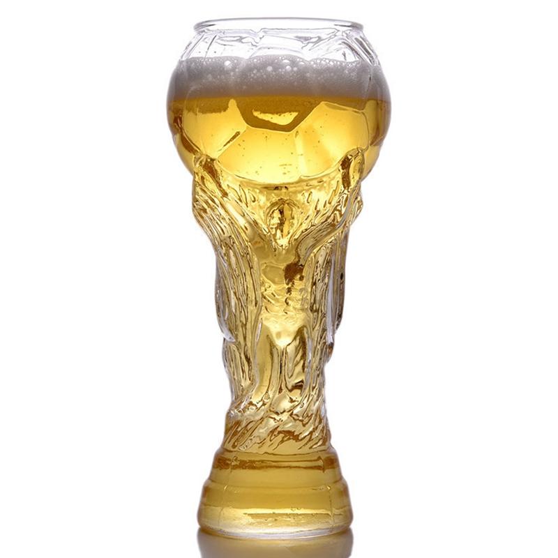 Buy Creative World Cup Trophy Modelling Design Crystal Beer Glass Cup ...