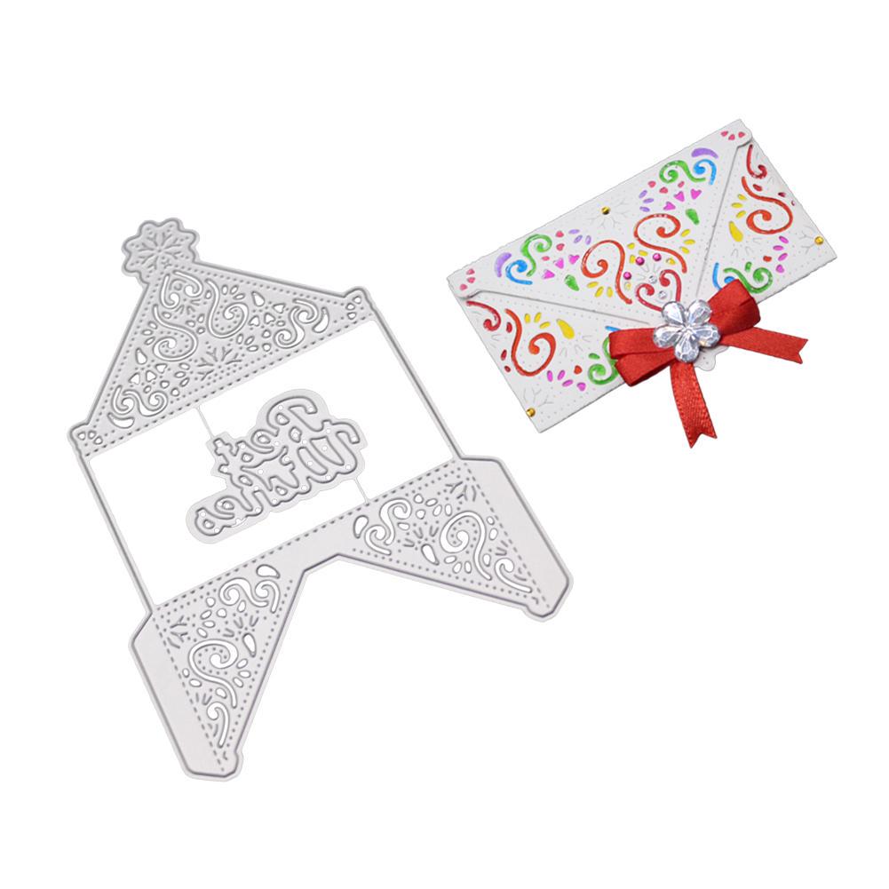 Hollow Lacework Envelope Metal Cutting Dies for DIY Scrapbook Embossing ...