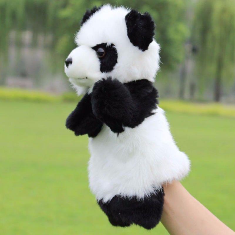 Panda Hayvan El Kukla Çocuk Peluş Bebek Hikaye Anlatımı Eğitim Anaokulu ...