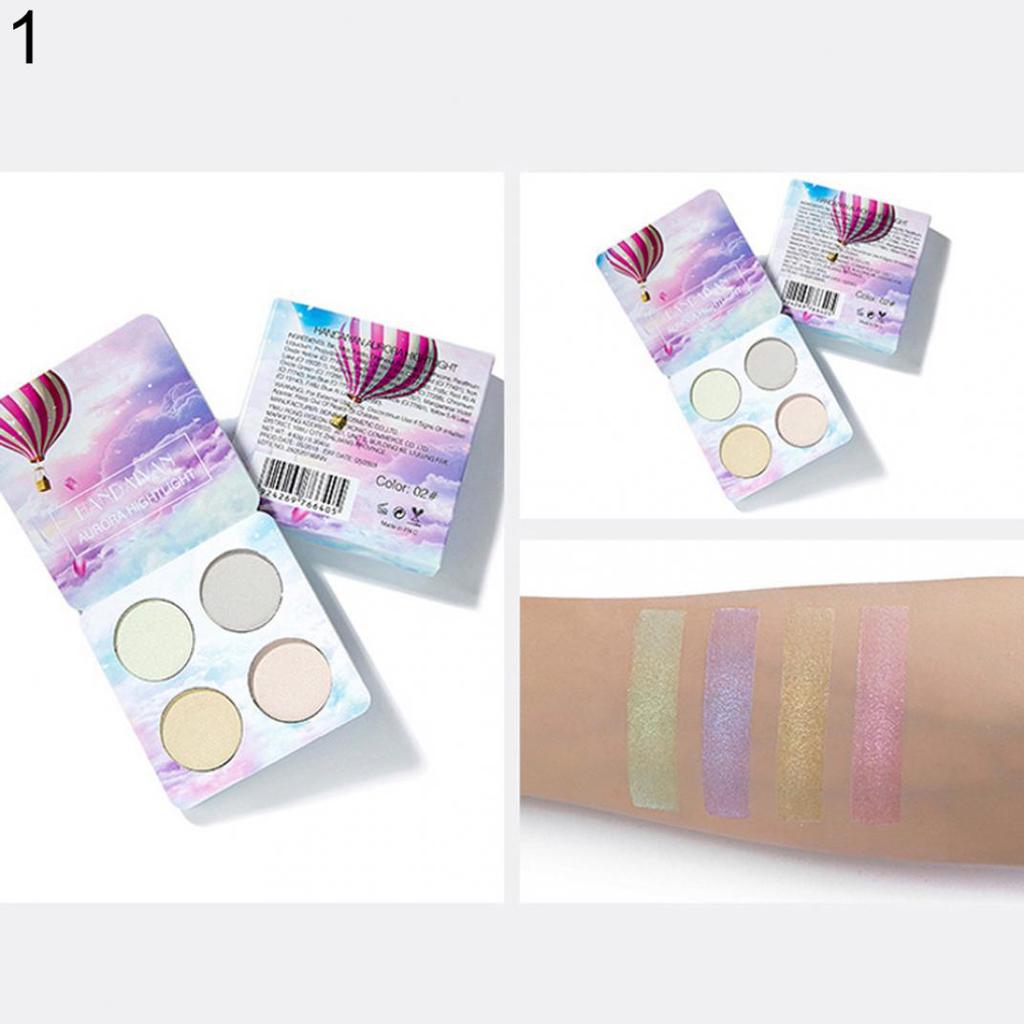 Buy HANDAIYAN Highlighter Palette Face Contour Powder Makeup Eyeshadow ...
