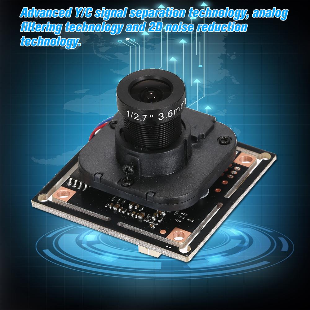 Buy CCTV AHD Camera Module 3.6mm 720P AHD 100 MegaPixel DIY PCB Board ...