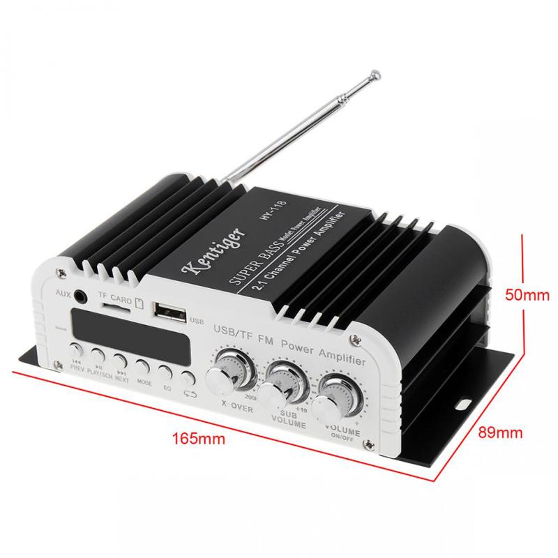 Buy Car Power Amplifier Digital Audio Player Bluetooth 2.1 Channel 45W ...