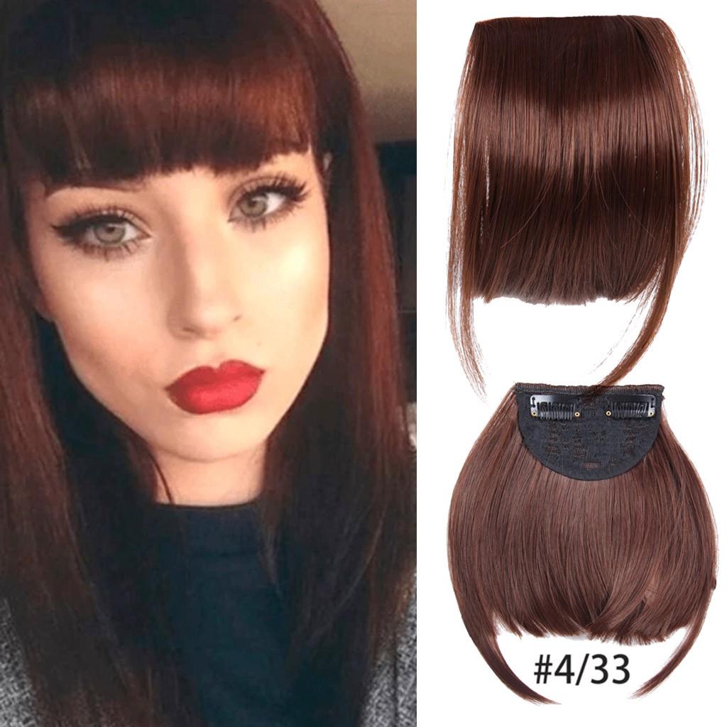 Buy Female Air Bangs Hairpin Double Temples Chemical Fiber Bangs at ...