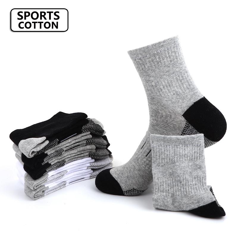 Buy 3-Pack Men's Crew Socks Athletic Running Socks Performance Cotton ...