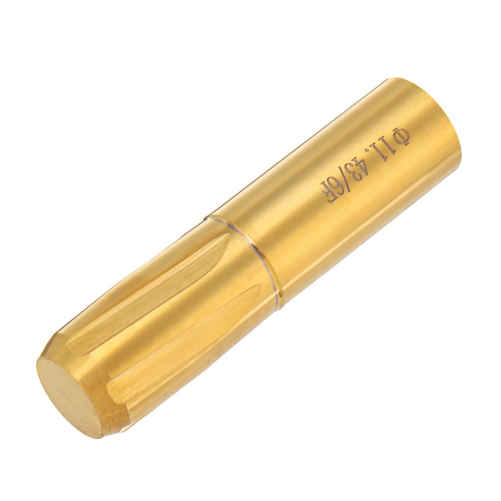 Buy 6 Flutes Tungsten Steel Rifling Button Chamber Helical Reamer ...