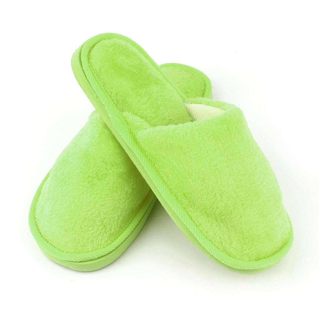Buy Plush Indoor Home Women Men Anti Slip Shoes Soft Warm Cotton Silent ...