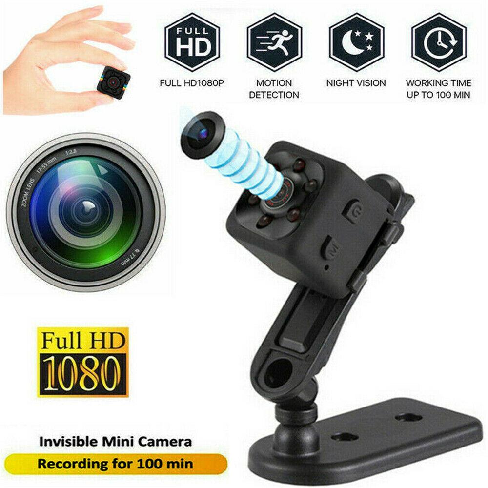 Mini Spy Night Vision Camera Hidden HD 1080P IP Security DV Camcorder ...