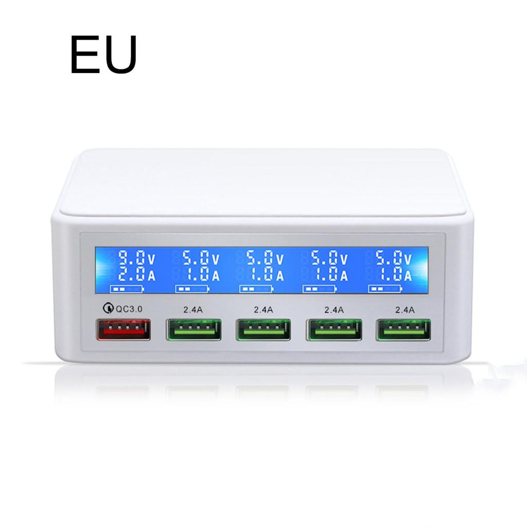 Buy 5-port USB Fast Charge QC30 Digital Display High Power ...