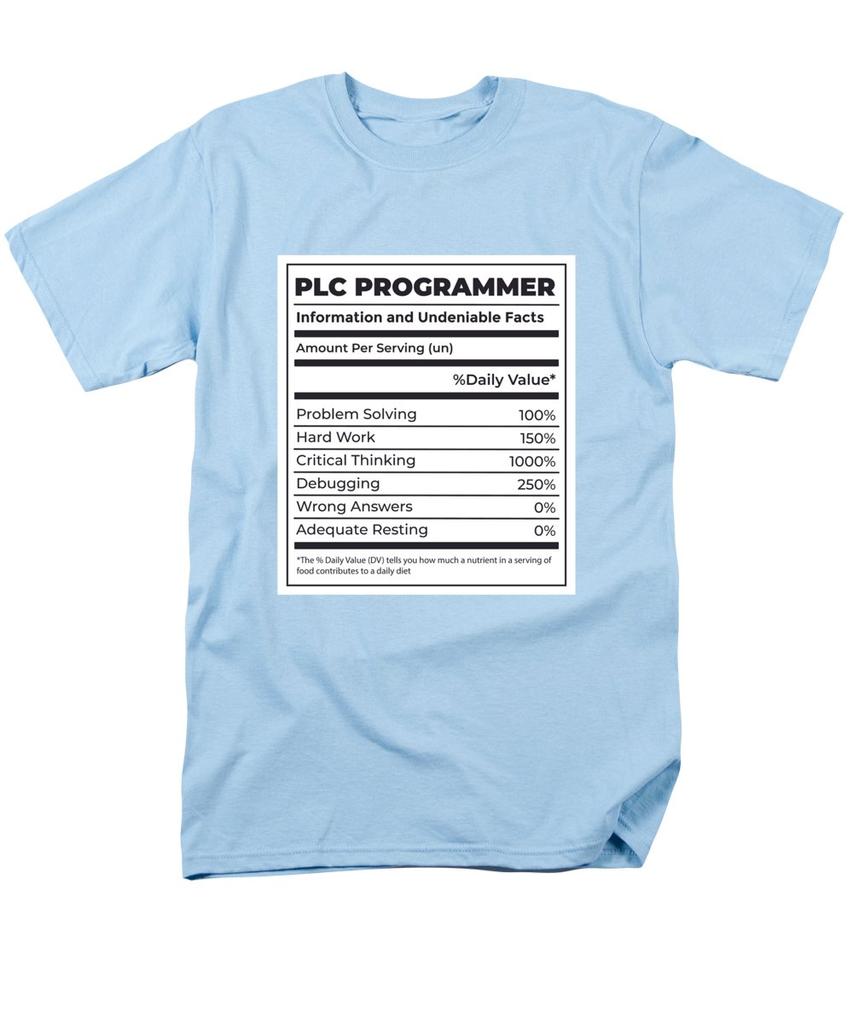 Buy Men Premium Cotton plc programmer nutrition Print Tees Funny ...