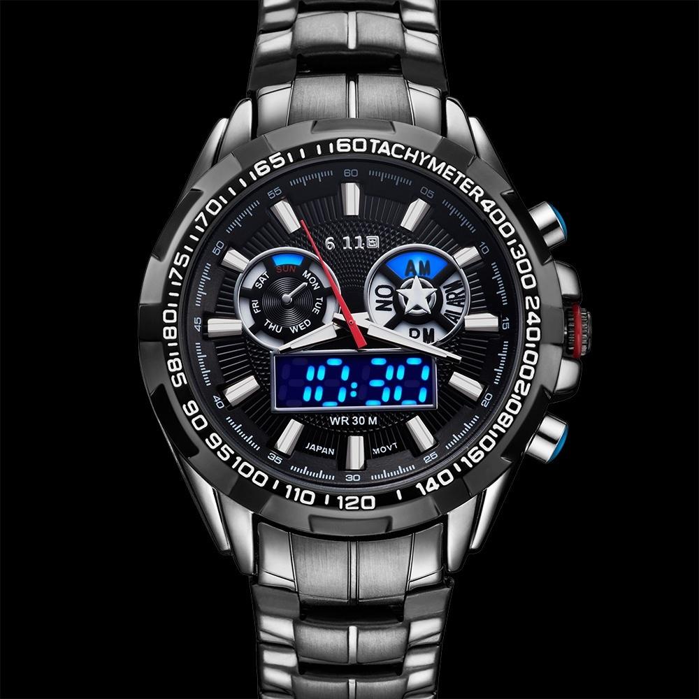 Buy Men Saving Energy Solar Powered Environmental Waterproof Watch at ...