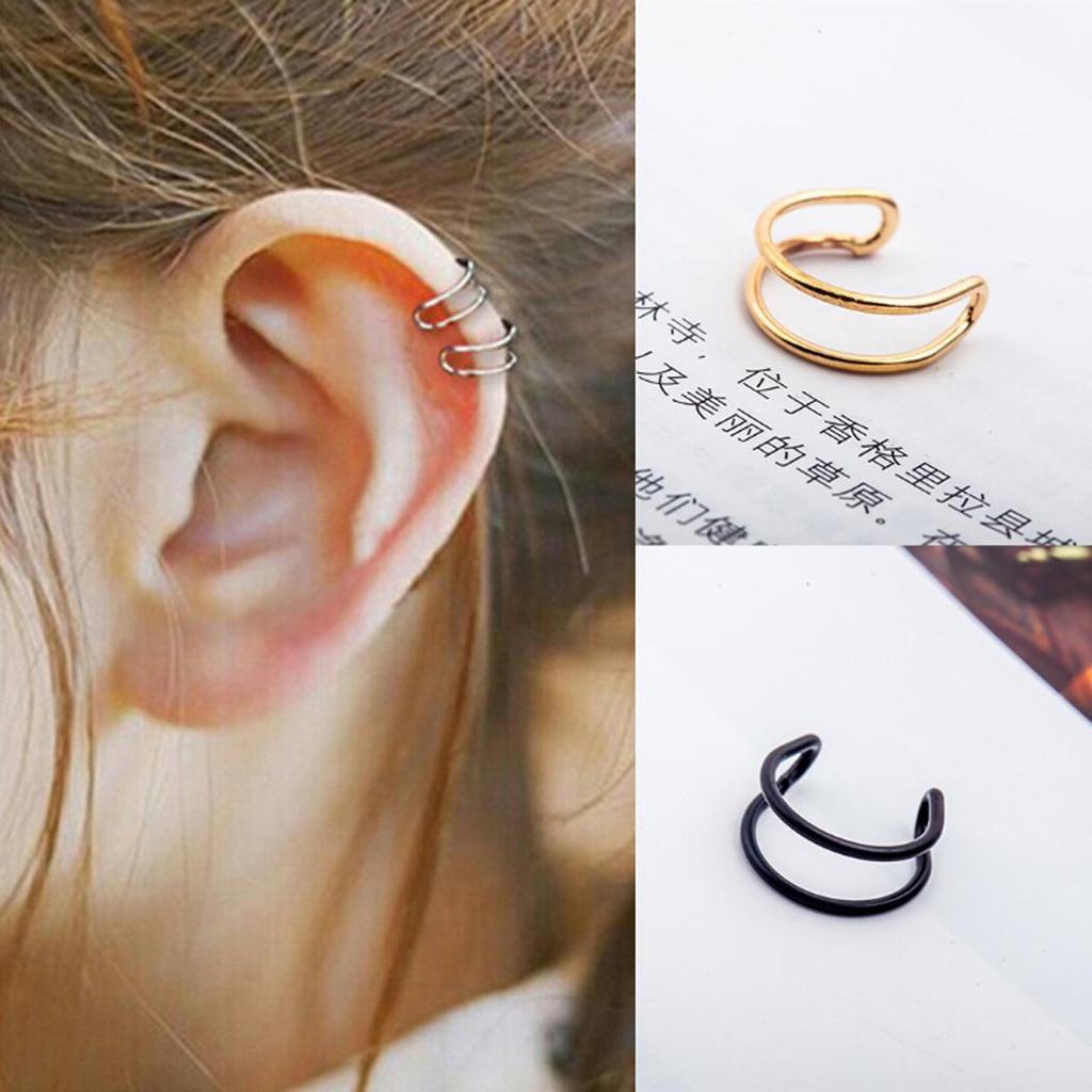Buy Spoho Women Fashion Retro Simple Hollow U Shaped Non Piercing Ear ...