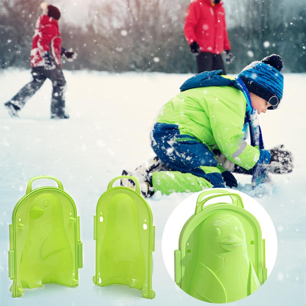 Buy Cartoon 3D Penguin Plastic Maker Mold Kids Winter Outdoor Snow Sand ...
