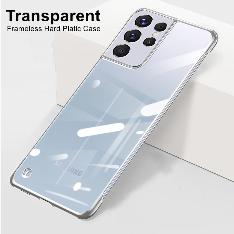 Buy Ultra Thin Transparent Hard Case for Samsung Galaxy S22 Plus S21 ...