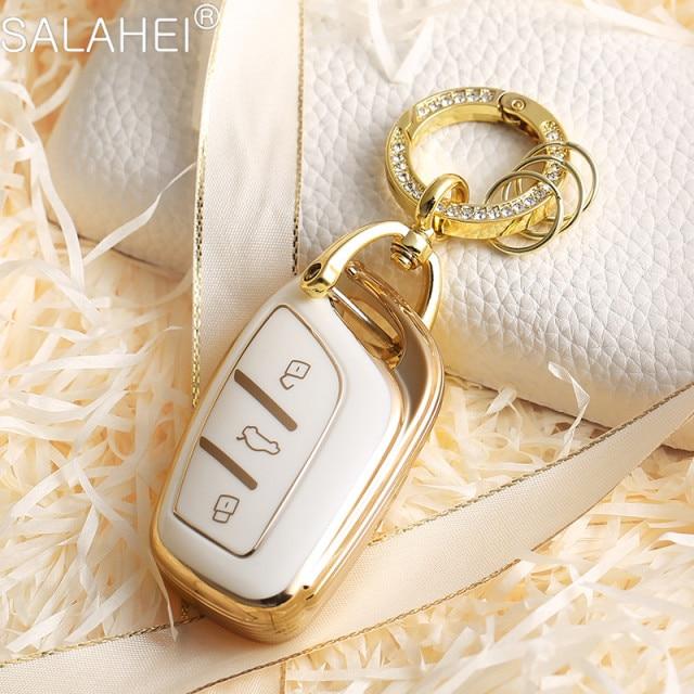 Buy TPU Cover Smart Car Key Case Protection for Roewe RX5 I6 I5 RX3 RX8 ...