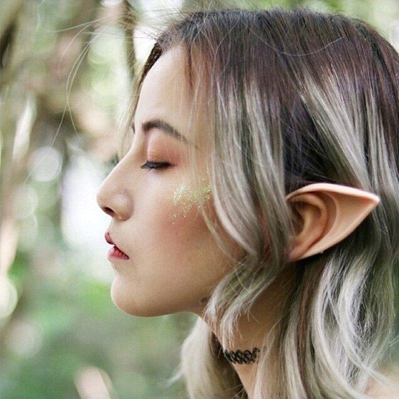 Buy Y-3C Halloween Elf Ears Cosplay Prop Party False Ears Pointed Ears ...