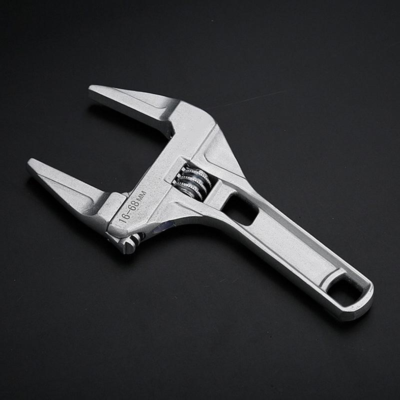 Buy Extra Large Opening Short Handle Ultra-thin Mini Adjustable Wrench ...